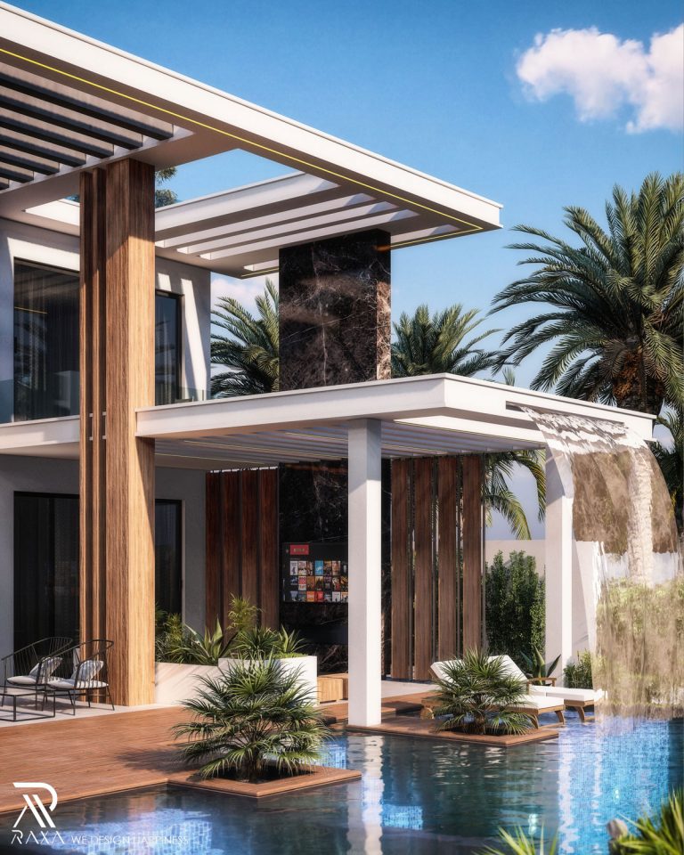 Modern Architecture for Private Villa in Saudi Arabia - RAXA STUDIO