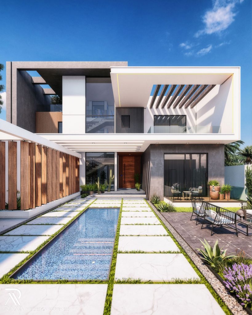 Modern Architecture for Private Villa in Saudi Arabia - RAXA STUDIO