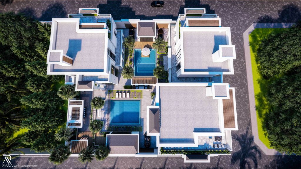 New Classic Design 3D for Villa in Saudi Arabia - RAXA STUDIO