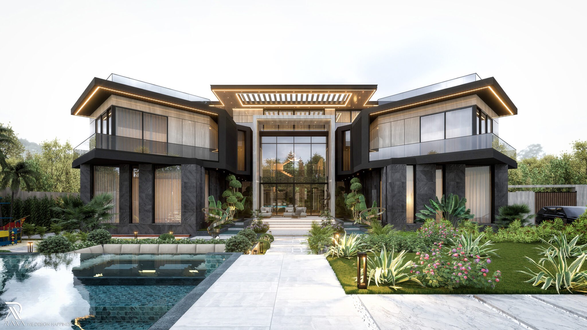 Redefining the Modern Mansion in Saudi Arabia - RAXA STUDIO